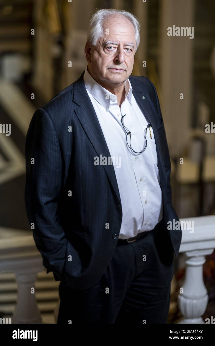 Artist William Kentridge poses for the photographer during a photo ...