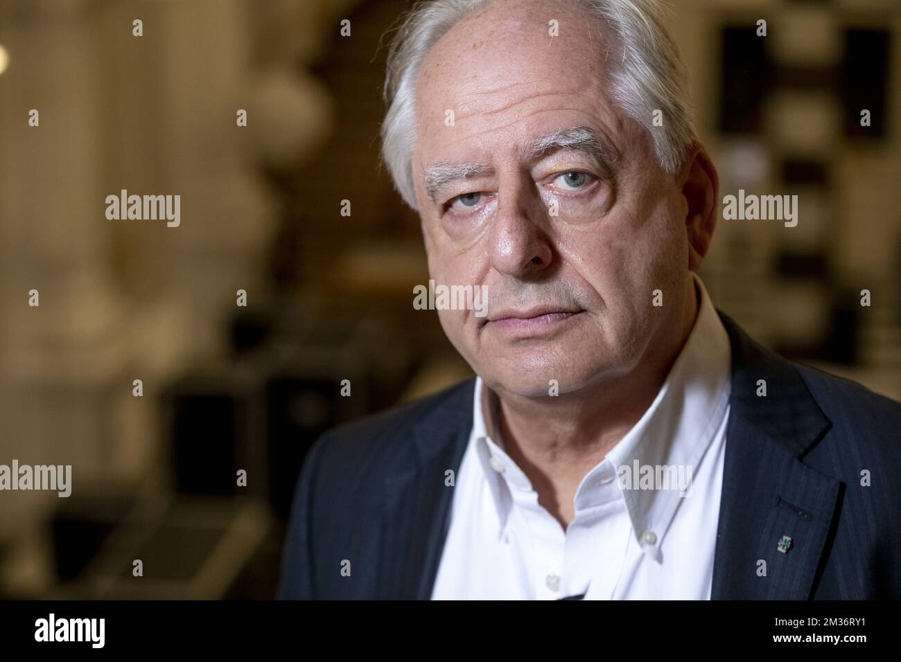 Artist William Kentridge poses for the photographer during a photo ...