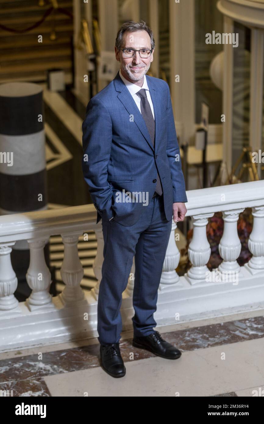 Scientist Antoni Ribas poses for the photographer during a photo ...