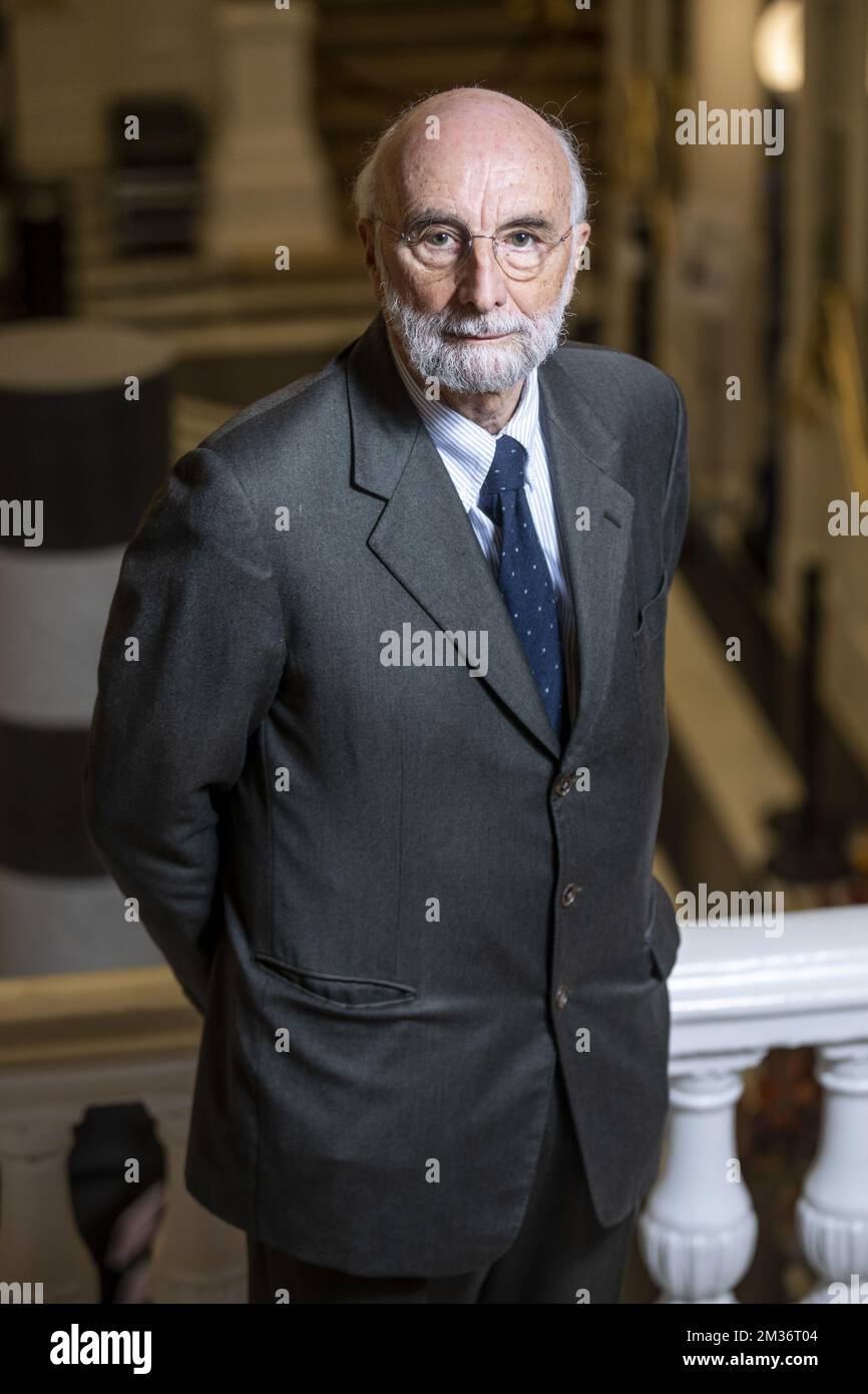 Scientist Thierry Boon poses for the photographer during a photo ...