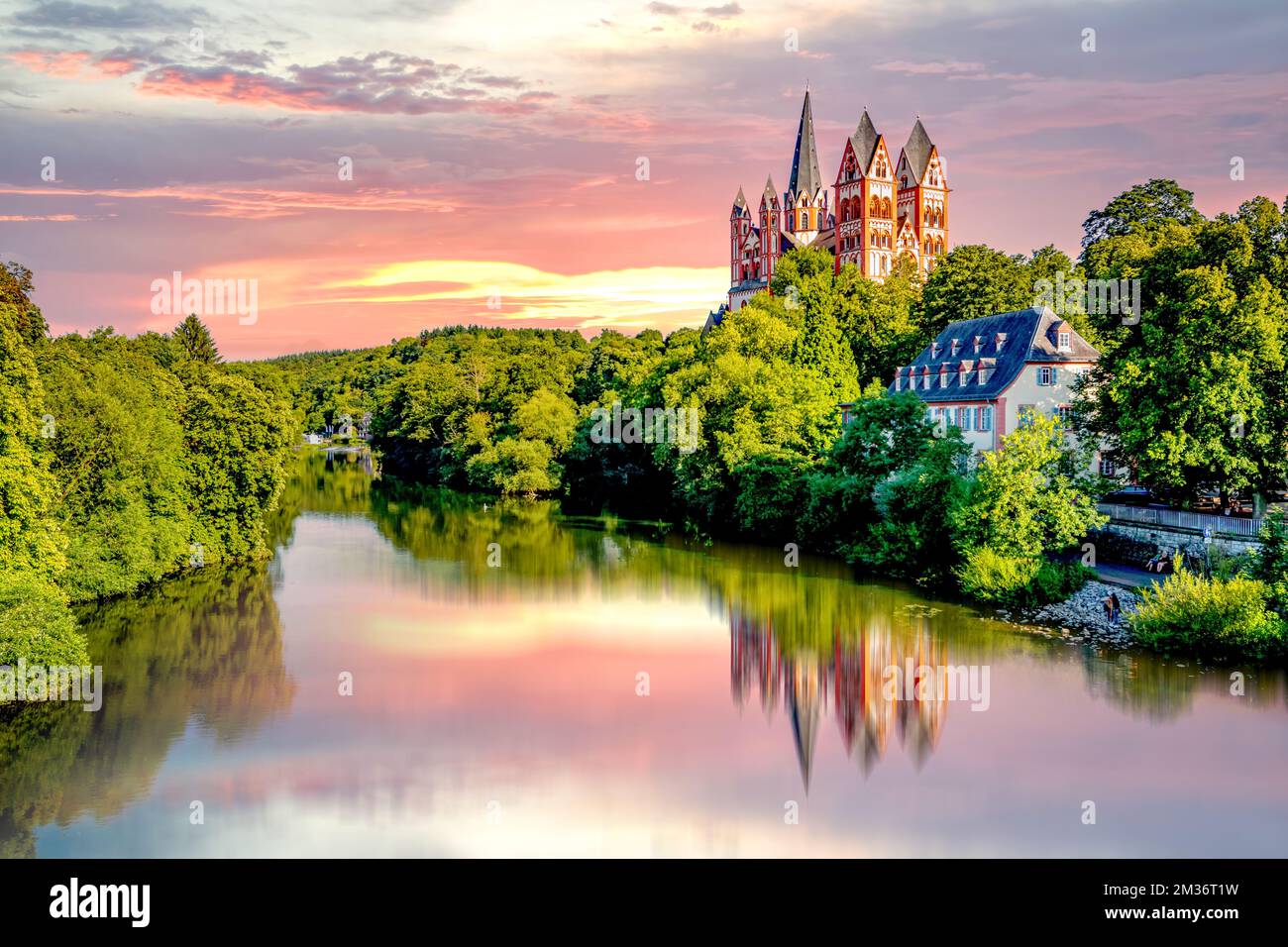 Cathedral limburg old lahn bridge hi-res stock photography and images ...