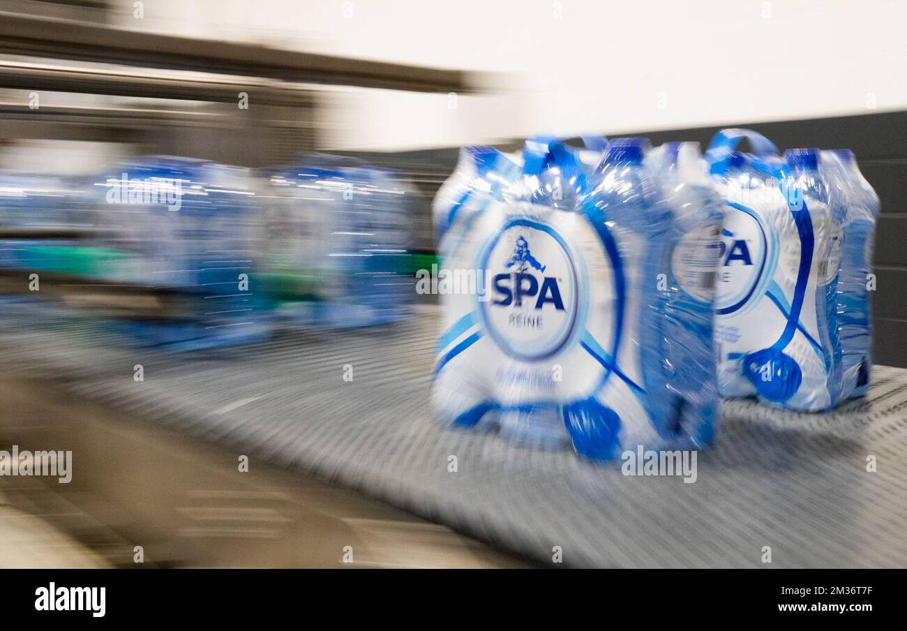 Illustration shows the Spadel company, celebrating its hundred years ...