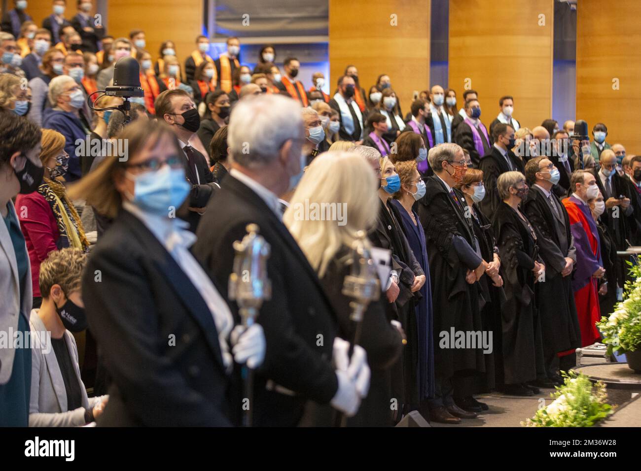 Illustration picture shows the ceremony for the doctor honoris causa ...