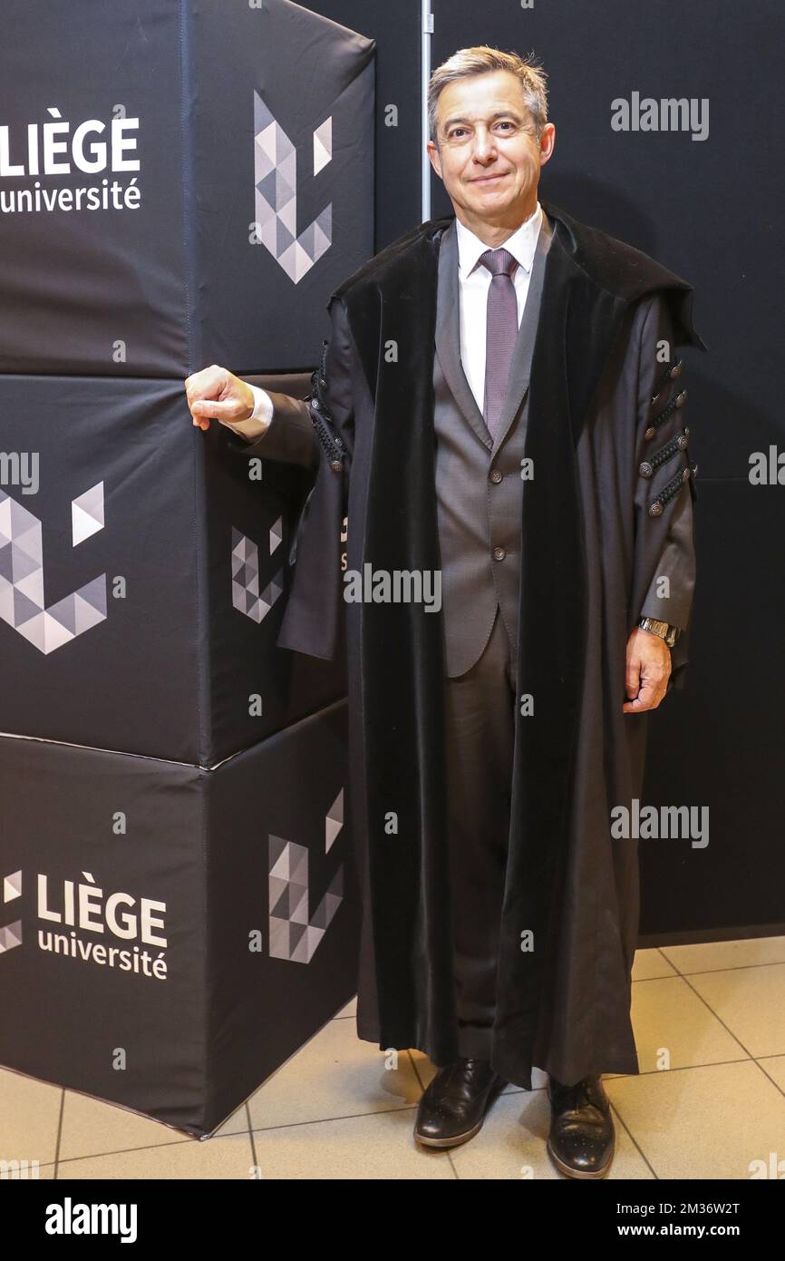Professor Didier Fassin poses for the photographer ahead of the ...