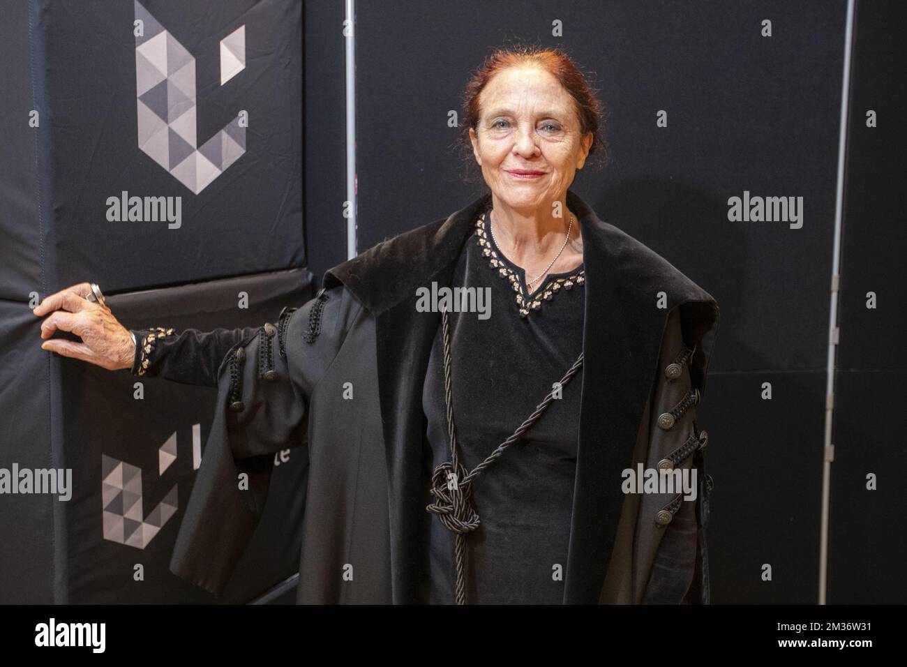 Professor Chris Younes poses for the photographer ahead of the ceremony ...