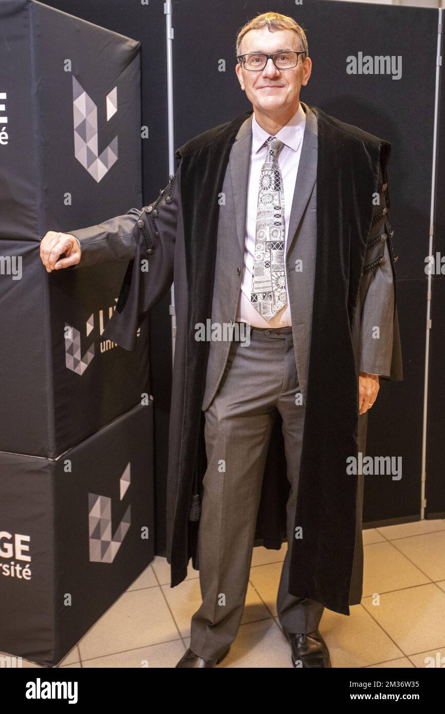 Professor Peter Visscher poses for the photographer ahead of the ...