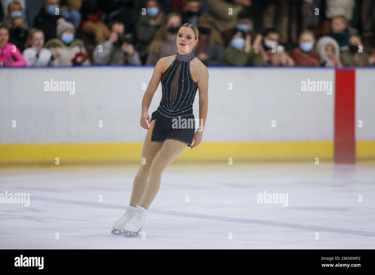 Figure skater Loena Hendrickx pictured during the senior women's free ...