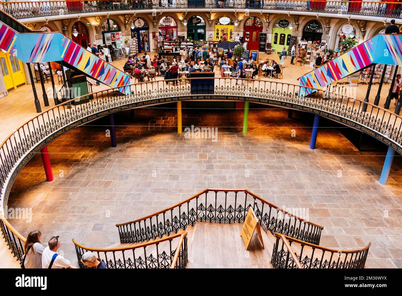 The Leeds Corn Exchange is a Victorian building and former corn ...