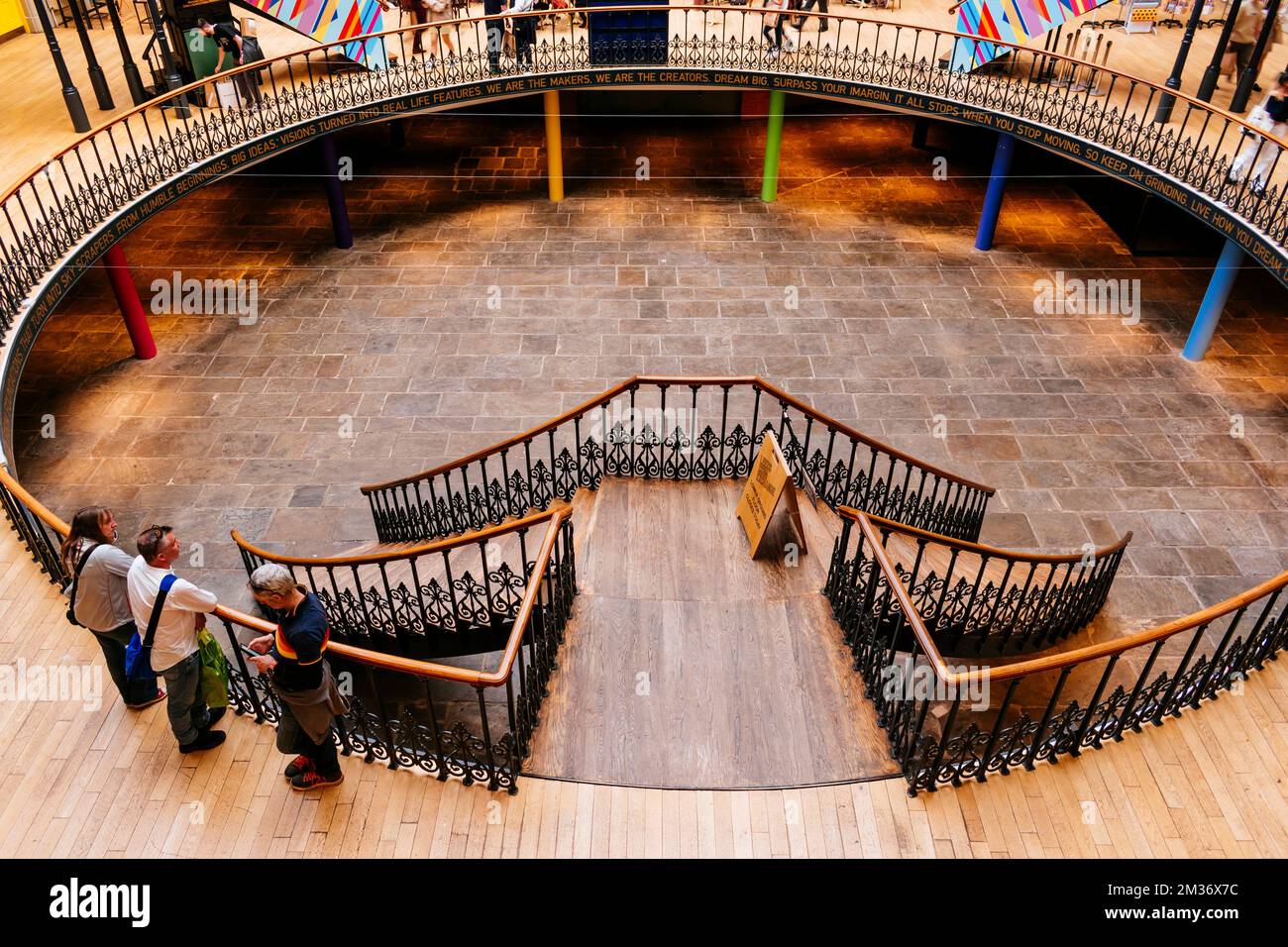 The Leeds Corn Exchange is a Victorian building and former corn ...