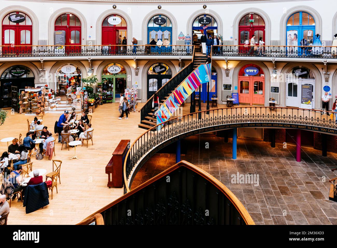 The Leeds Corn Exchange is a Victorian building and former corn ...