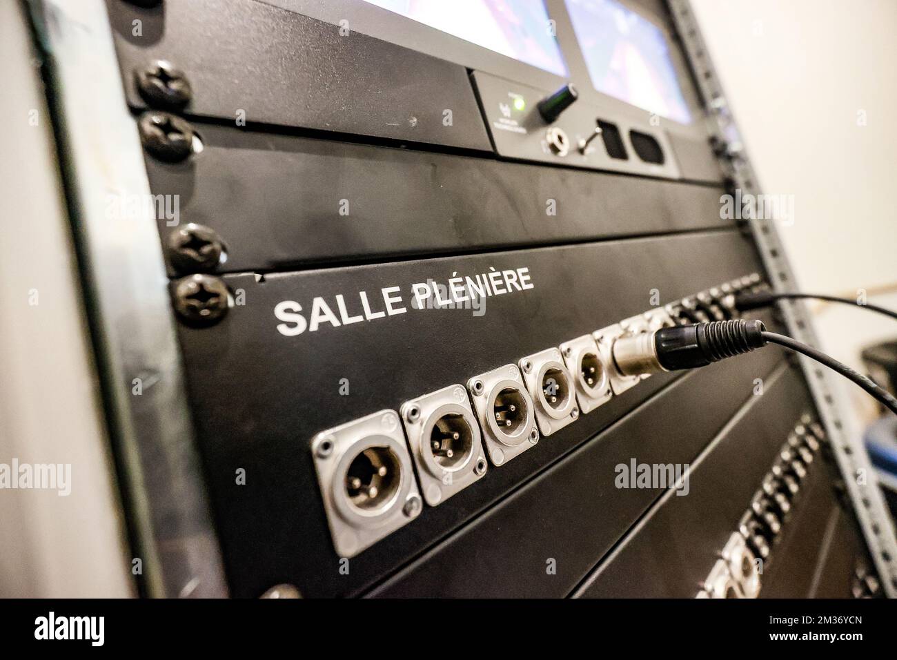 Illustration picture shows a plenary session of the Walloon Parliament ...
