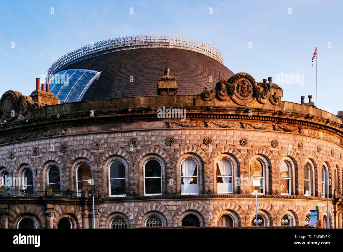 The Leeds Corn Exchange is a Victorian building and former corn ...
