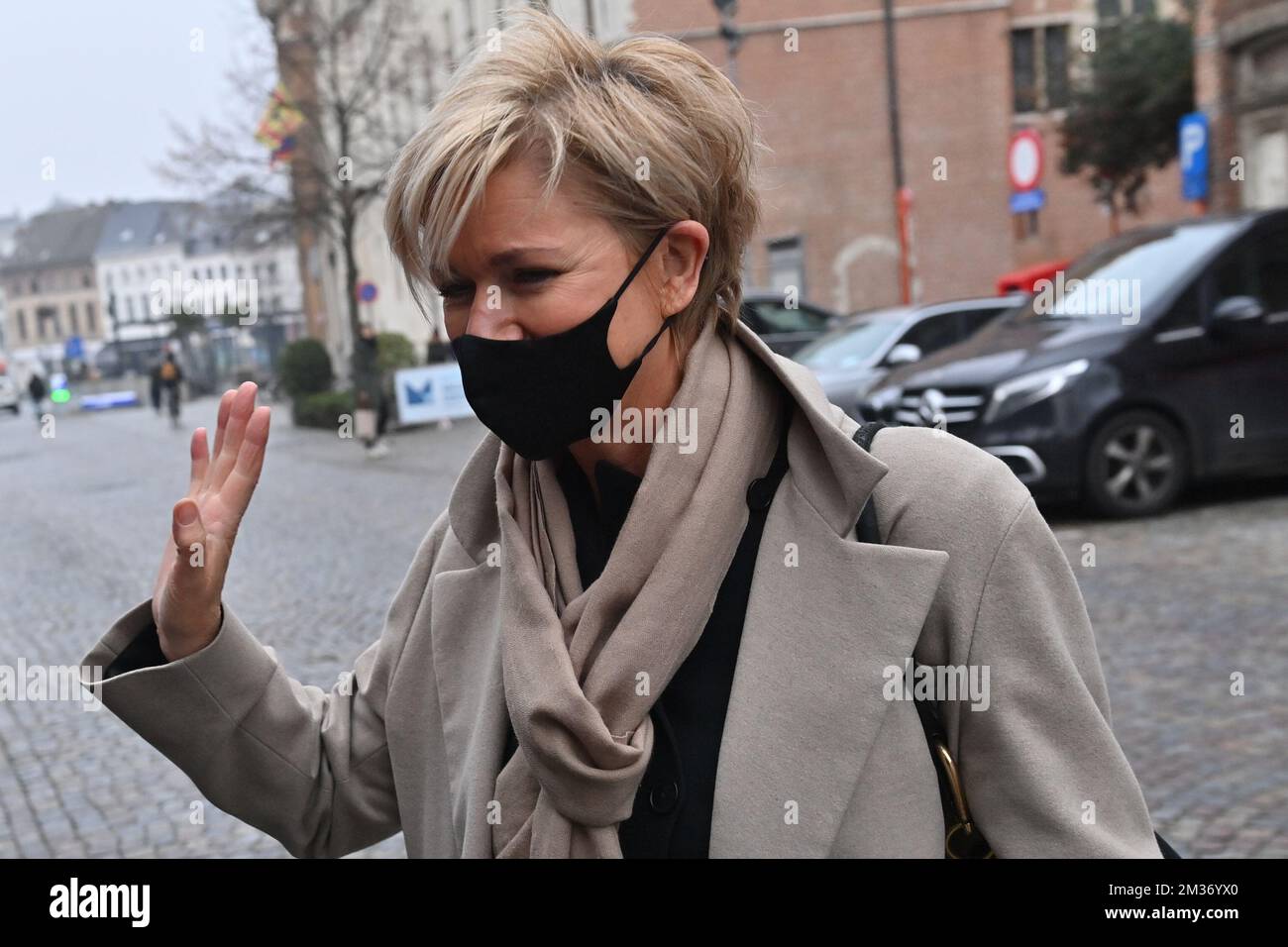 Lawyer Christine Mussche pictured in marge of the verdict in the trial ...