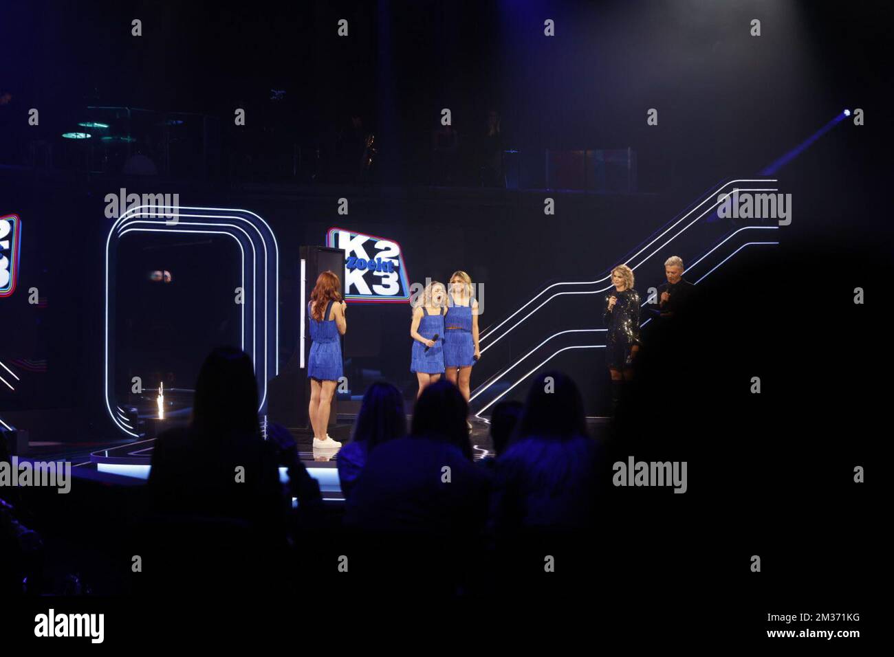 Illustration picture shows the final of the 'K2 zoekt K3' tv-show, in ...