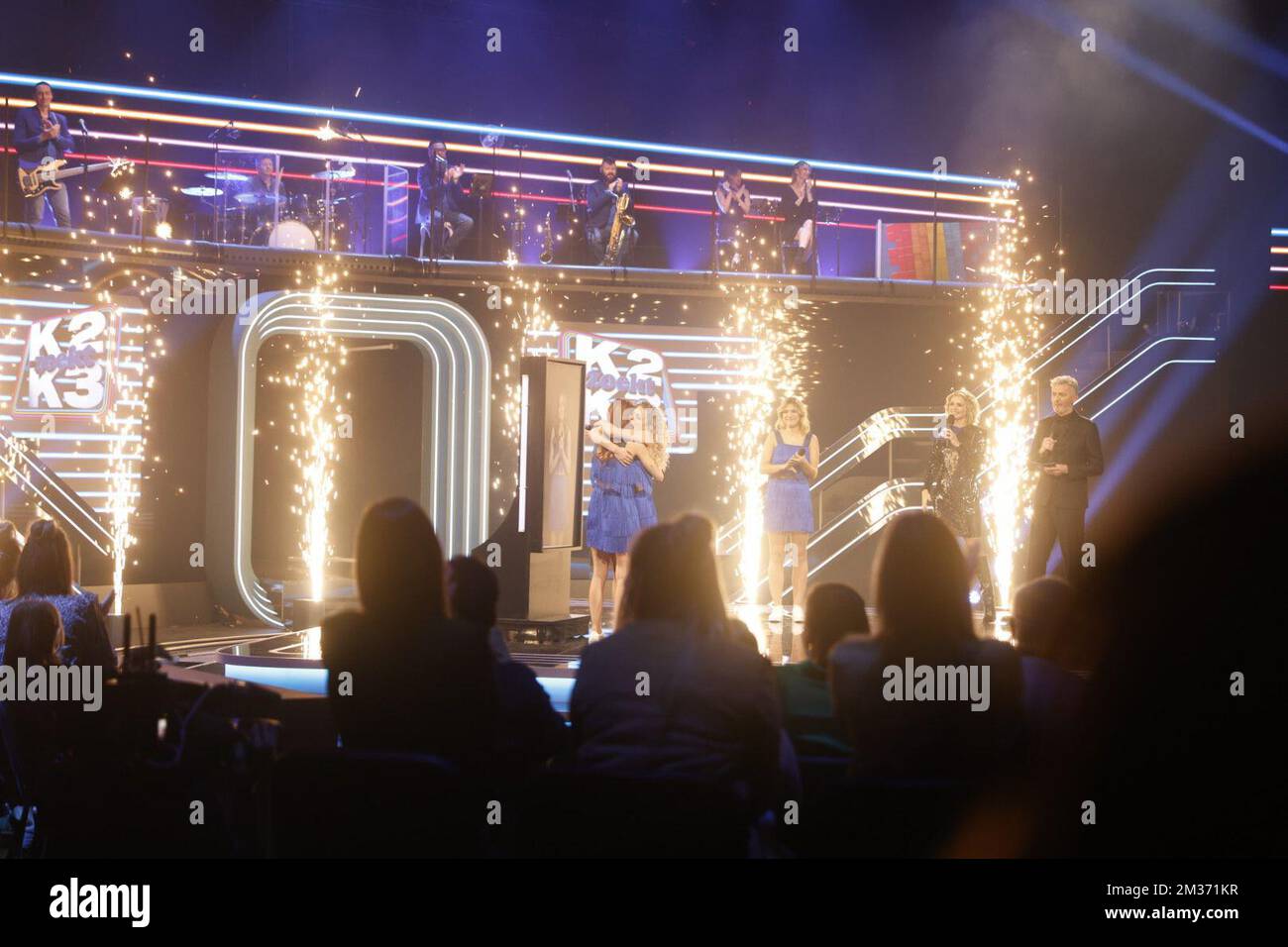 Illustration picture shows the final of the 'K2 zoekt K3' tv-show, in ...