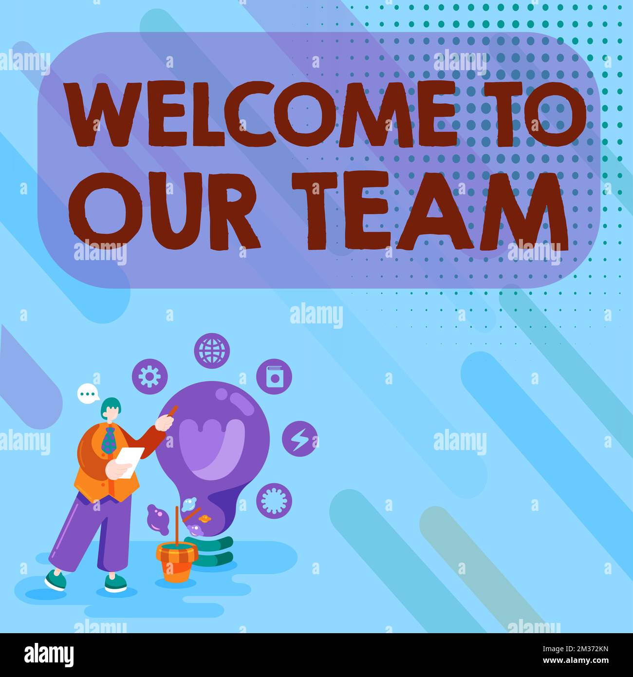 Inspiration showing sign Welcome To Our Team. Business concept ...