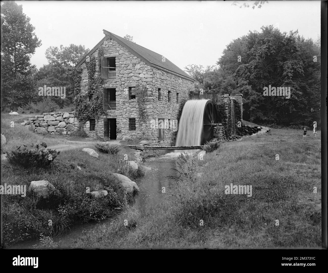 Grist mill at Wayside Inn, South Sudbury, Mass. , Mills, Historic ...