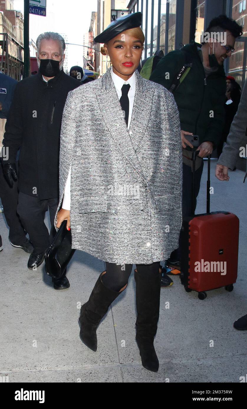 New York, NY, USA. 14th Dec, 2022. Janelle Monae seen at the Glass ...