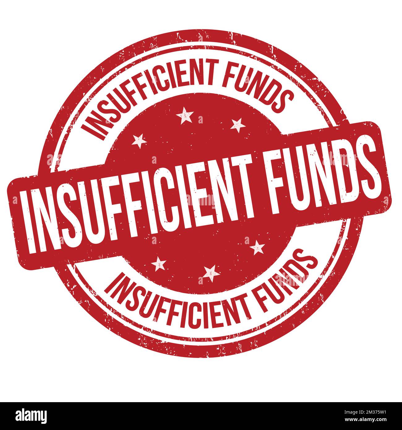 Negative account balance Stock Vector Images - Alamy