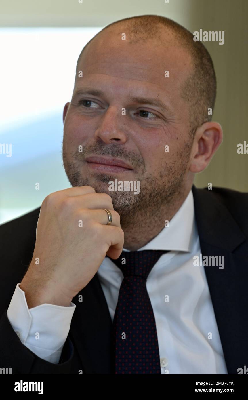 N-VA's Theo Francken pictured during the book presentation of 'NAVO ...