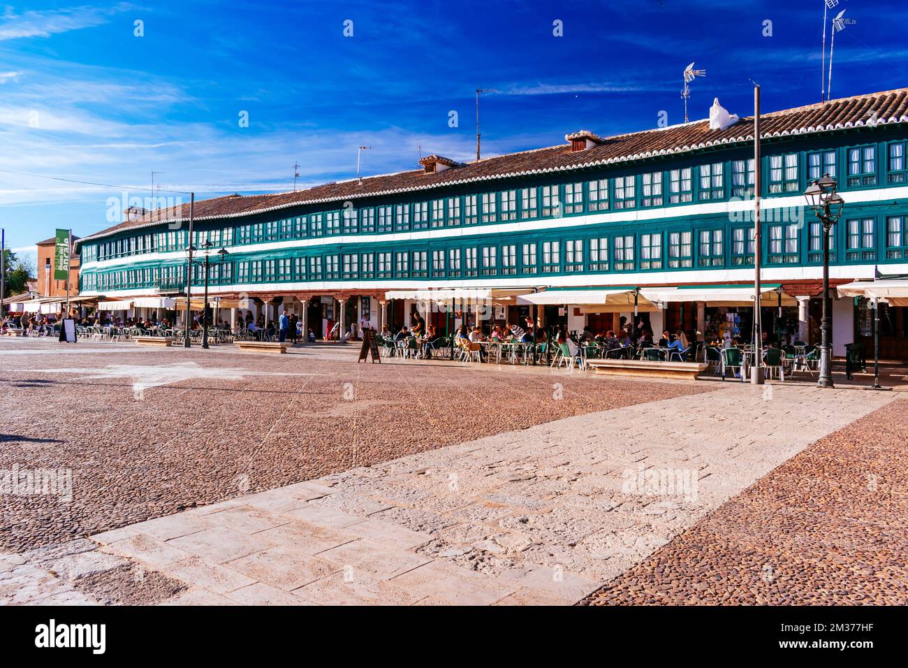 Plaza Mayor, Main Square,located in the center of the old town with a ...