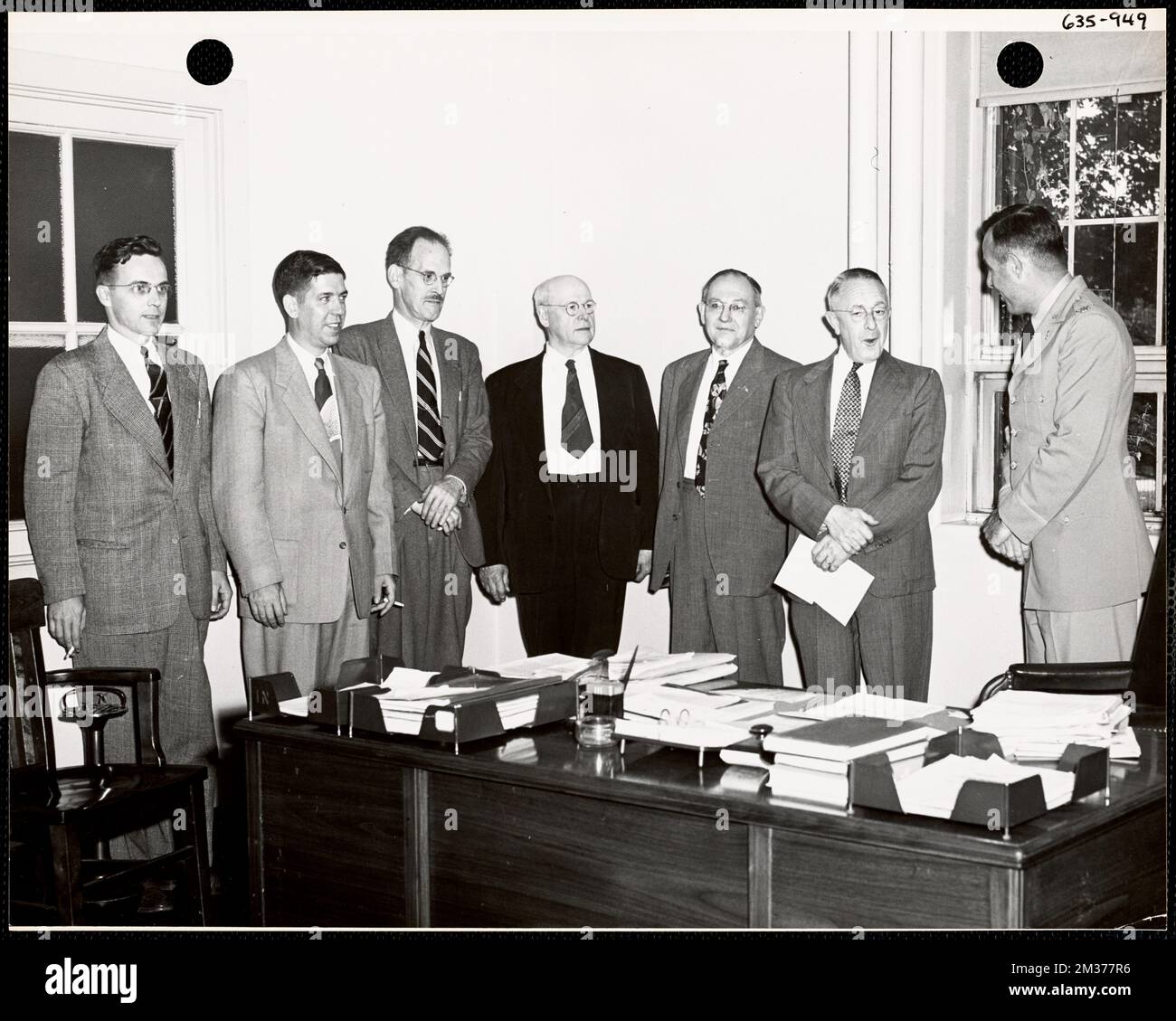 Group in office , Watertown Arsenal Mass.. Records of U.S. Army ...