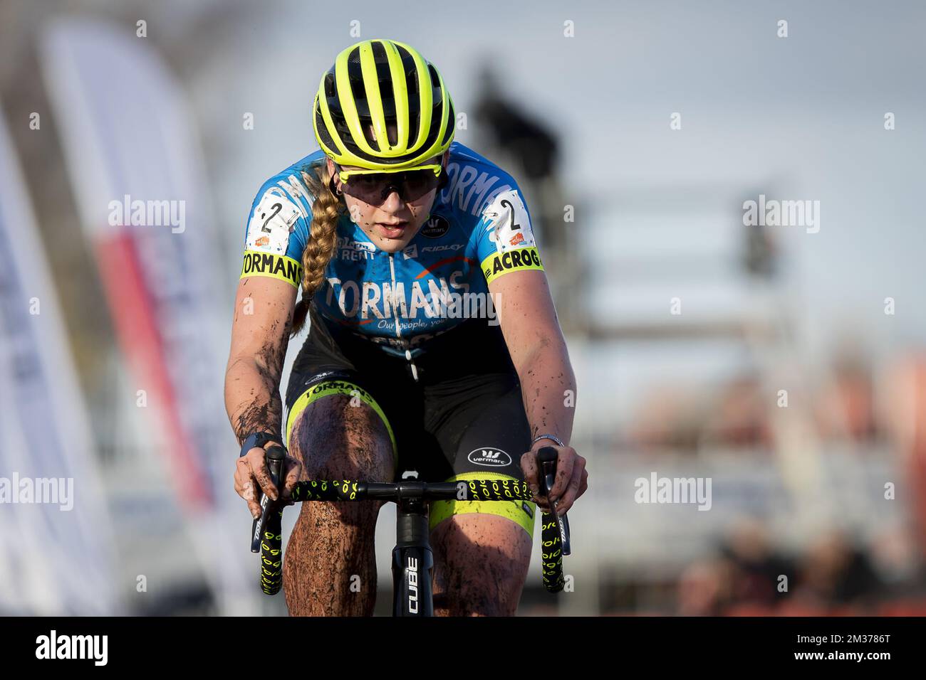 British Zoe Backstedt pictured in action during the women's race of the ...
