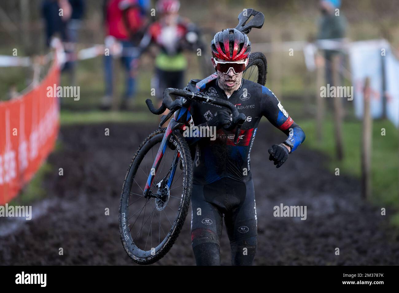Dutch Pim Ronhaar pictured in action during the men's elite race of the ...