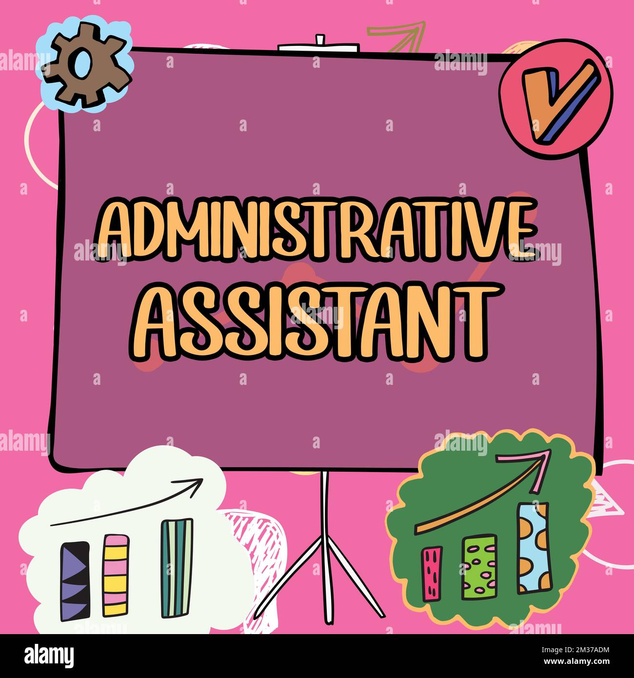 Conceptual display Administrative Assistant. Word for Administration ...