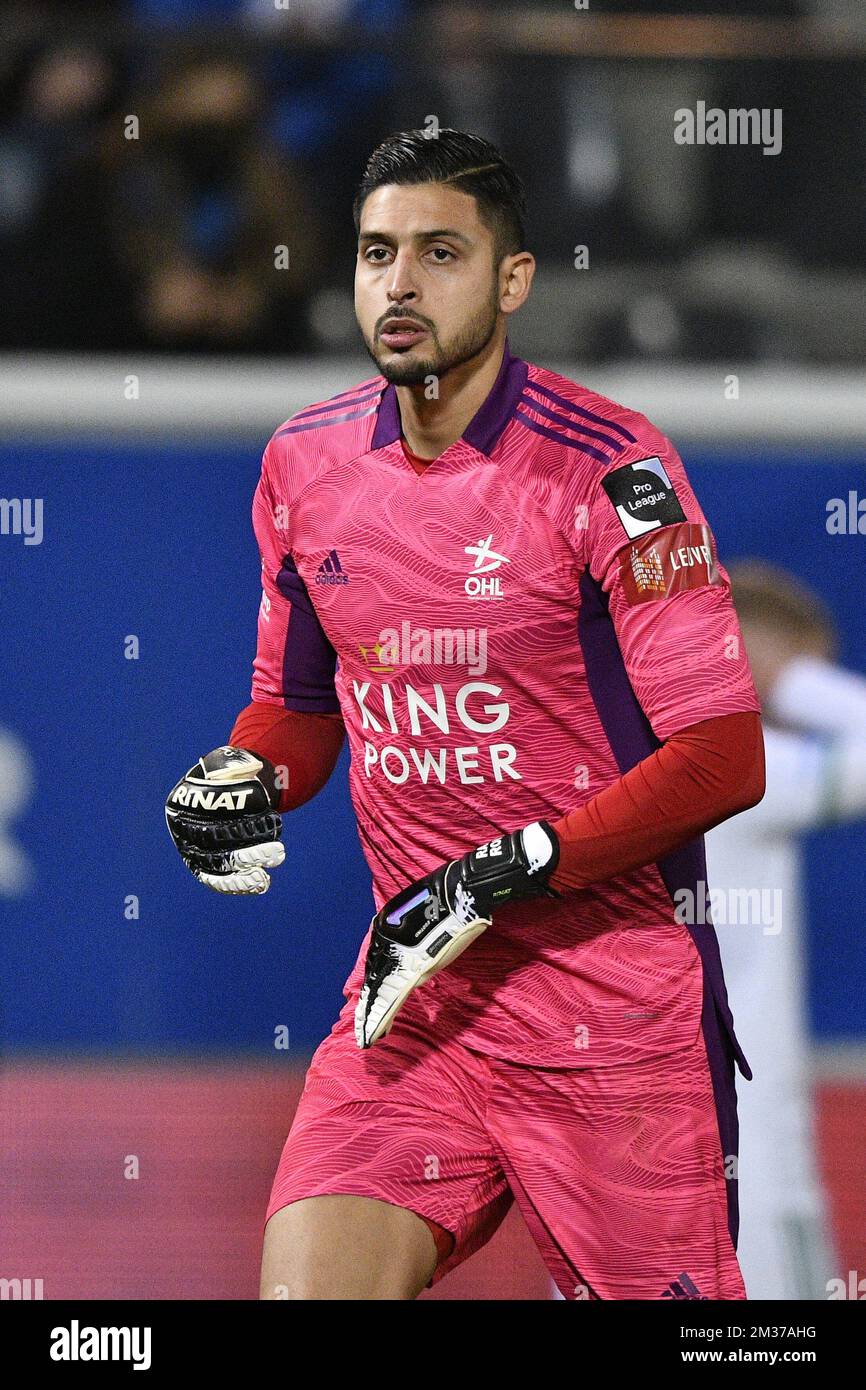 OHL's goalkeeper Rafael Romo pictured during a soccer match between Oud ...