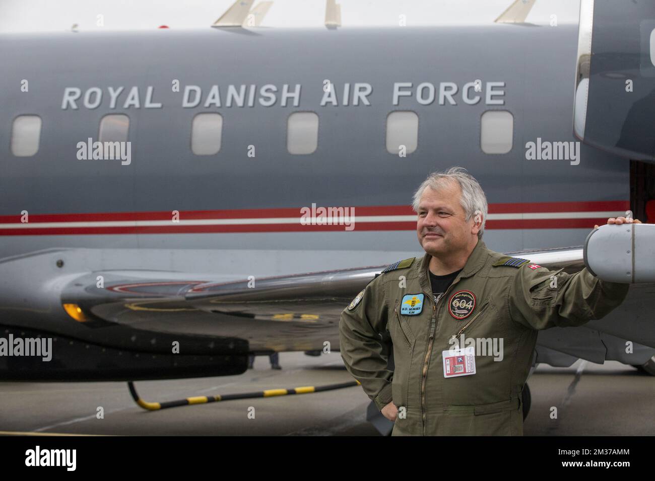 Illustration picture shows a pilot of the Royal Danish Air Force ...