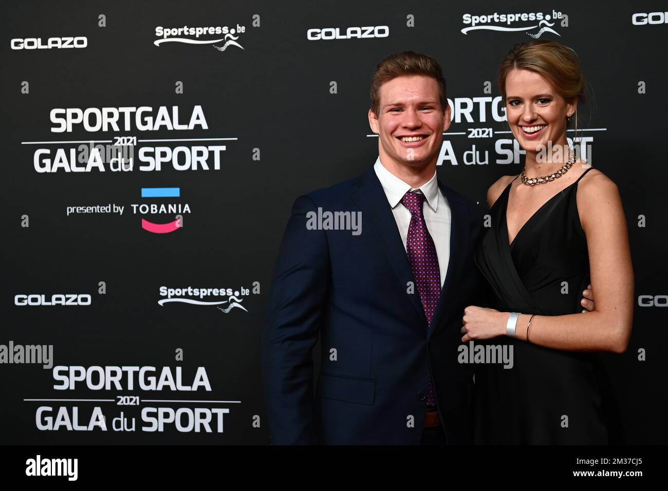 Belgian Judoka Matthias Casse and his wife Grace pictured before the ...