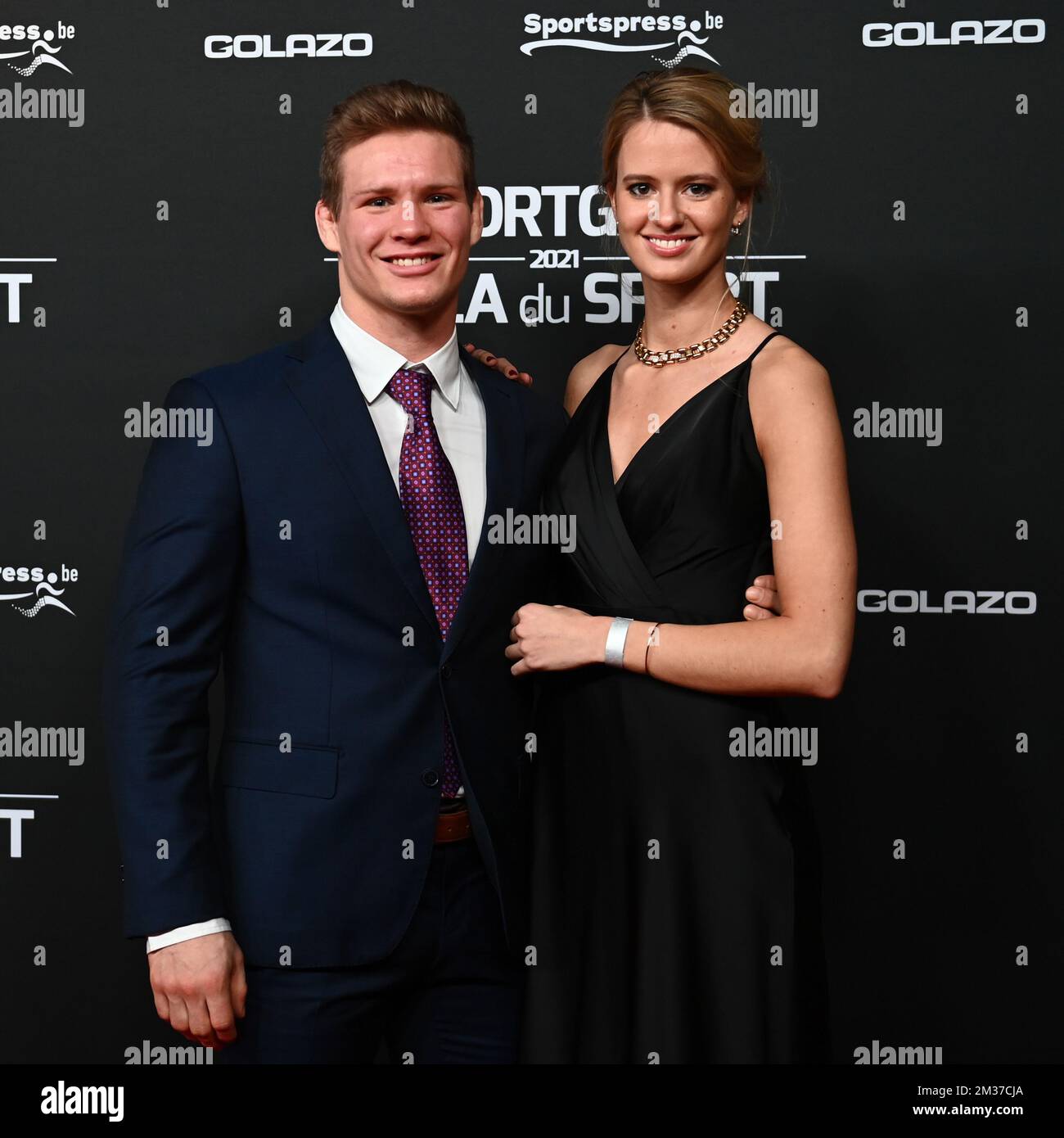 Belgian Judoka Matthias Casse and his wife Grace pictured before the ...