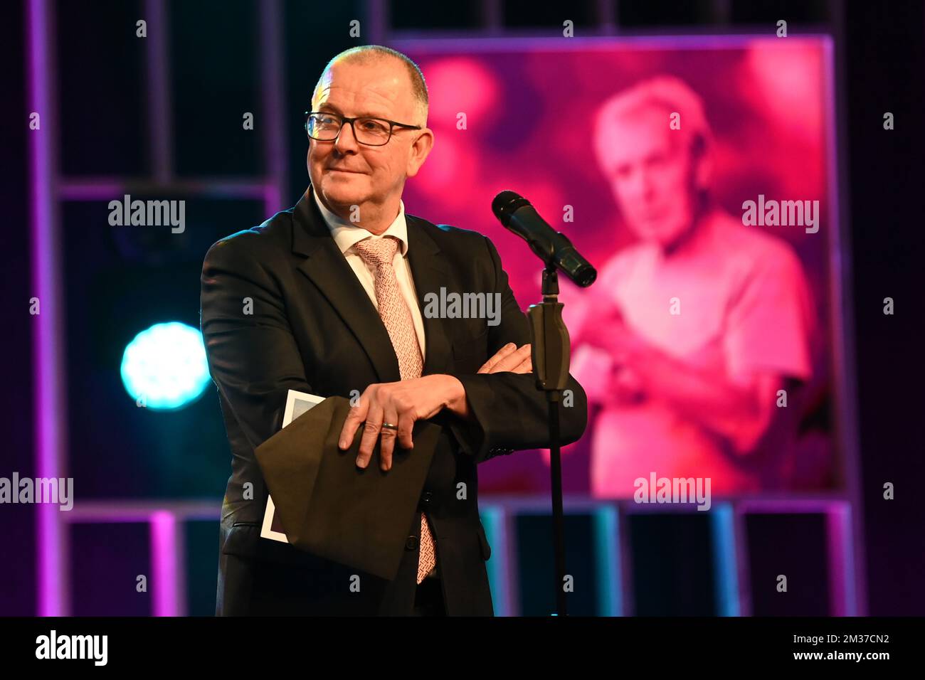 Golazo CEO Bob Verbeeck pictured during the award ceremony at the Sport ...