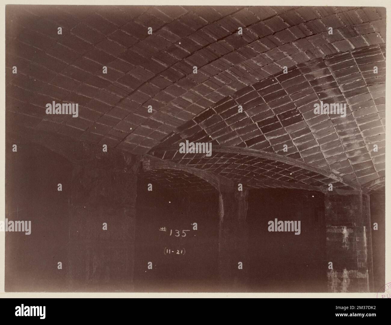 Guastavino tile arch ceiling in basement, construction of the McKim ...