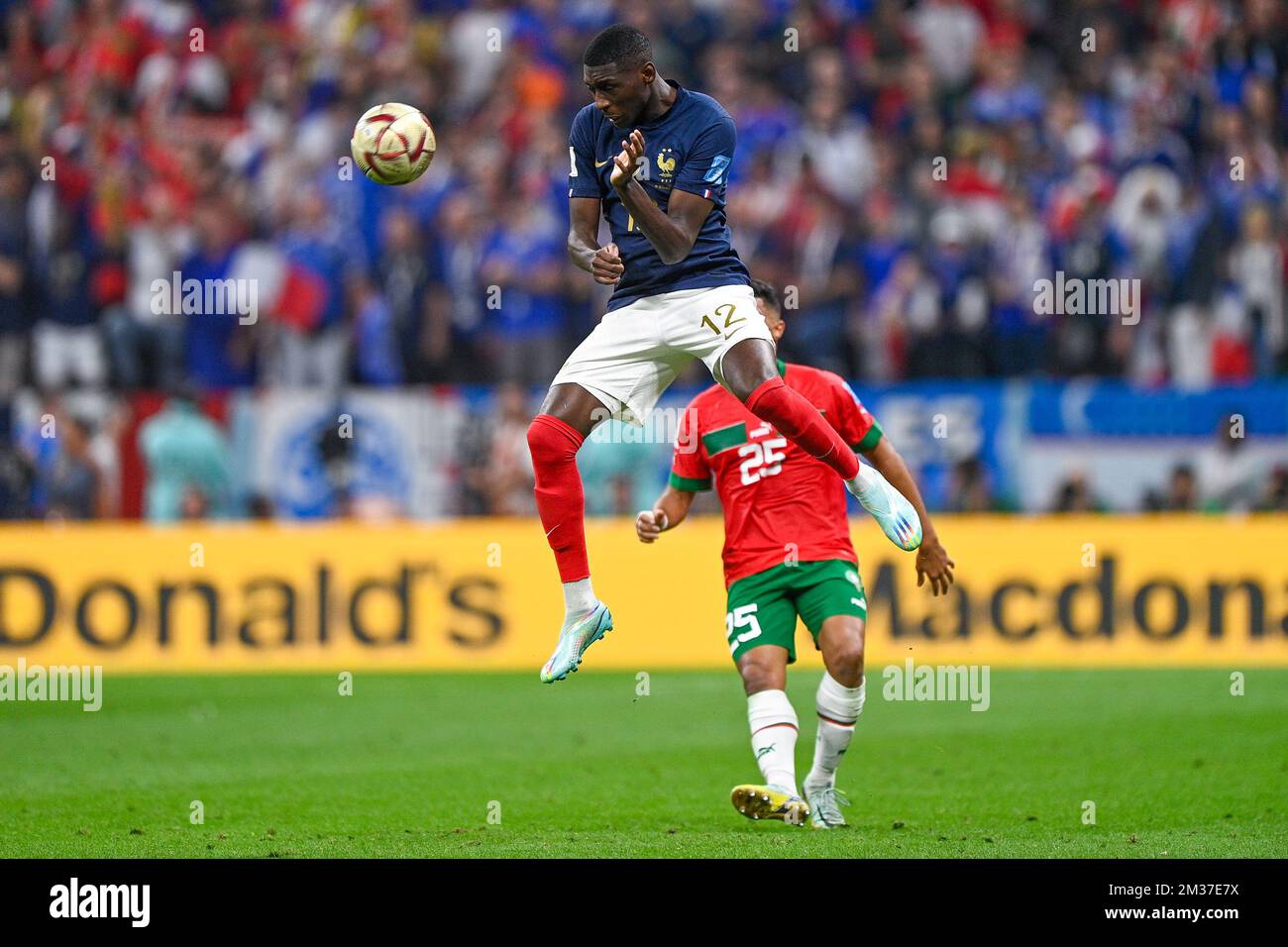 AL KHOR, QATAR - DECEMBER 14: Randal Kolo Muani of France wins a ...
