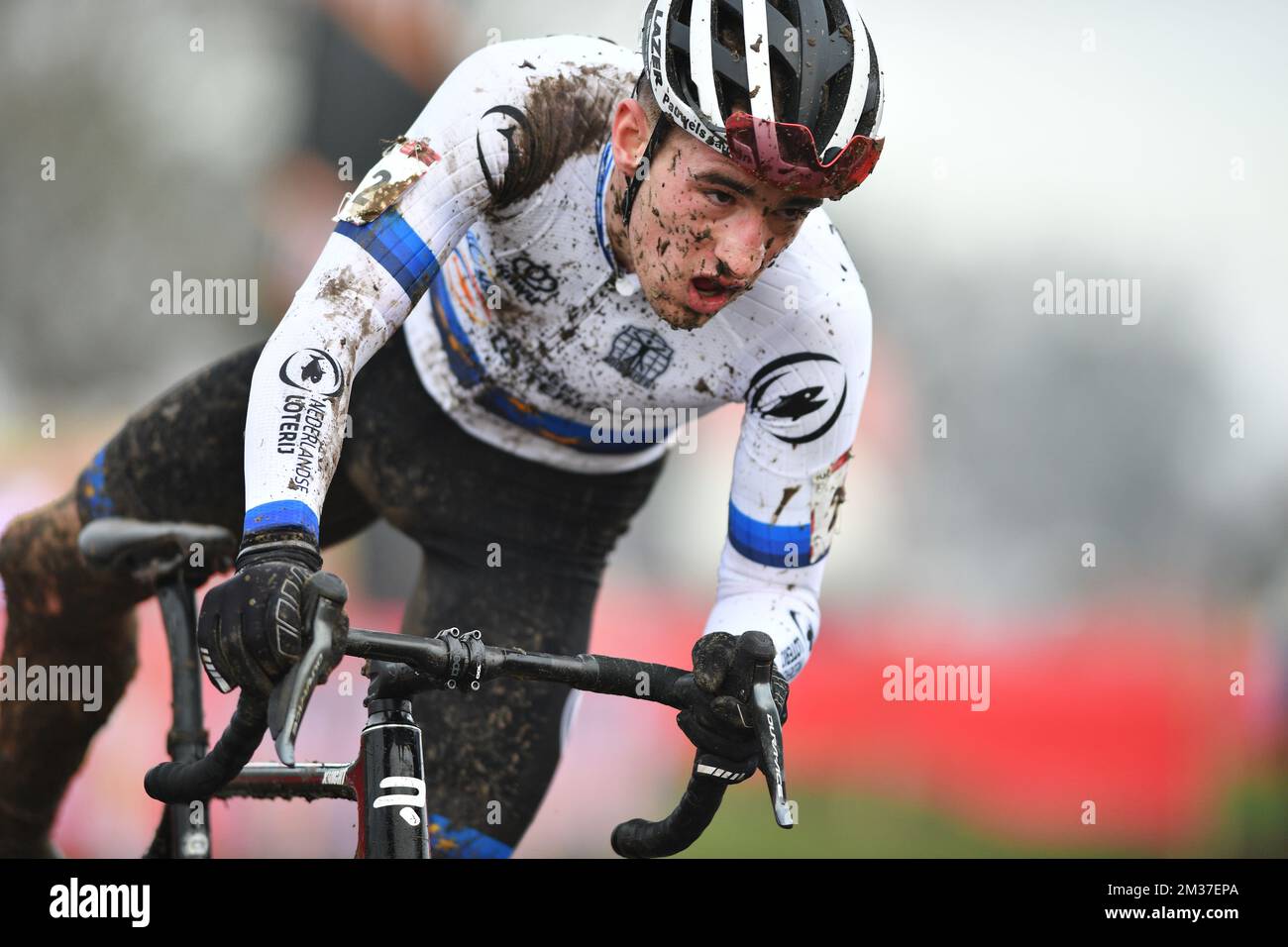 Dutch Ryan Kamp pictured in action during the men's under 23 race at ...