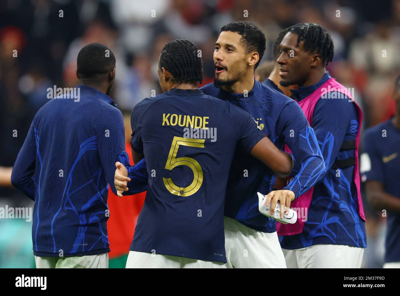 Jules kounde celebrate hi-res stock photography and images - Alamy