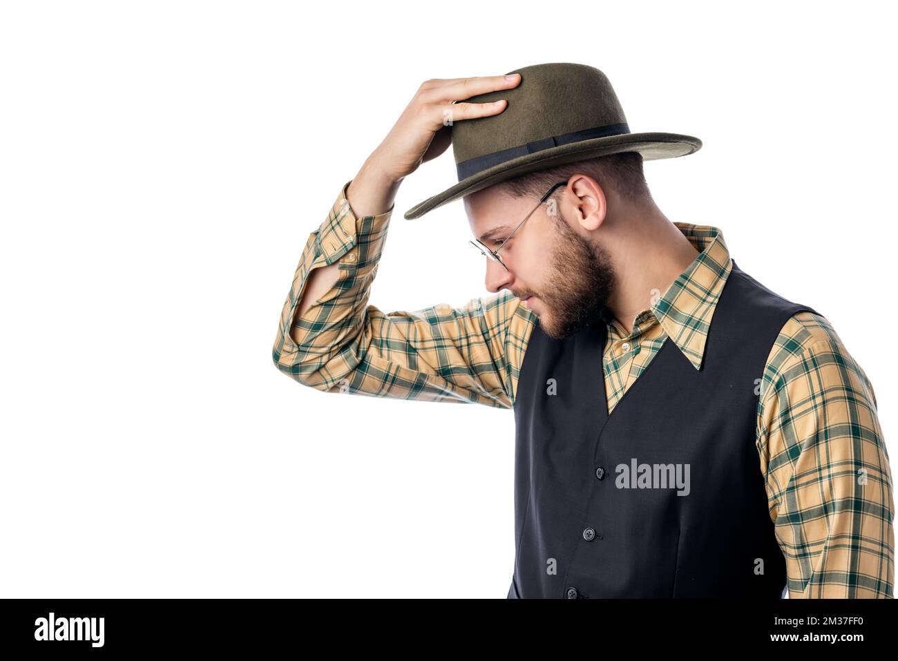 Young trendy man posing Stock Photo - Alamy