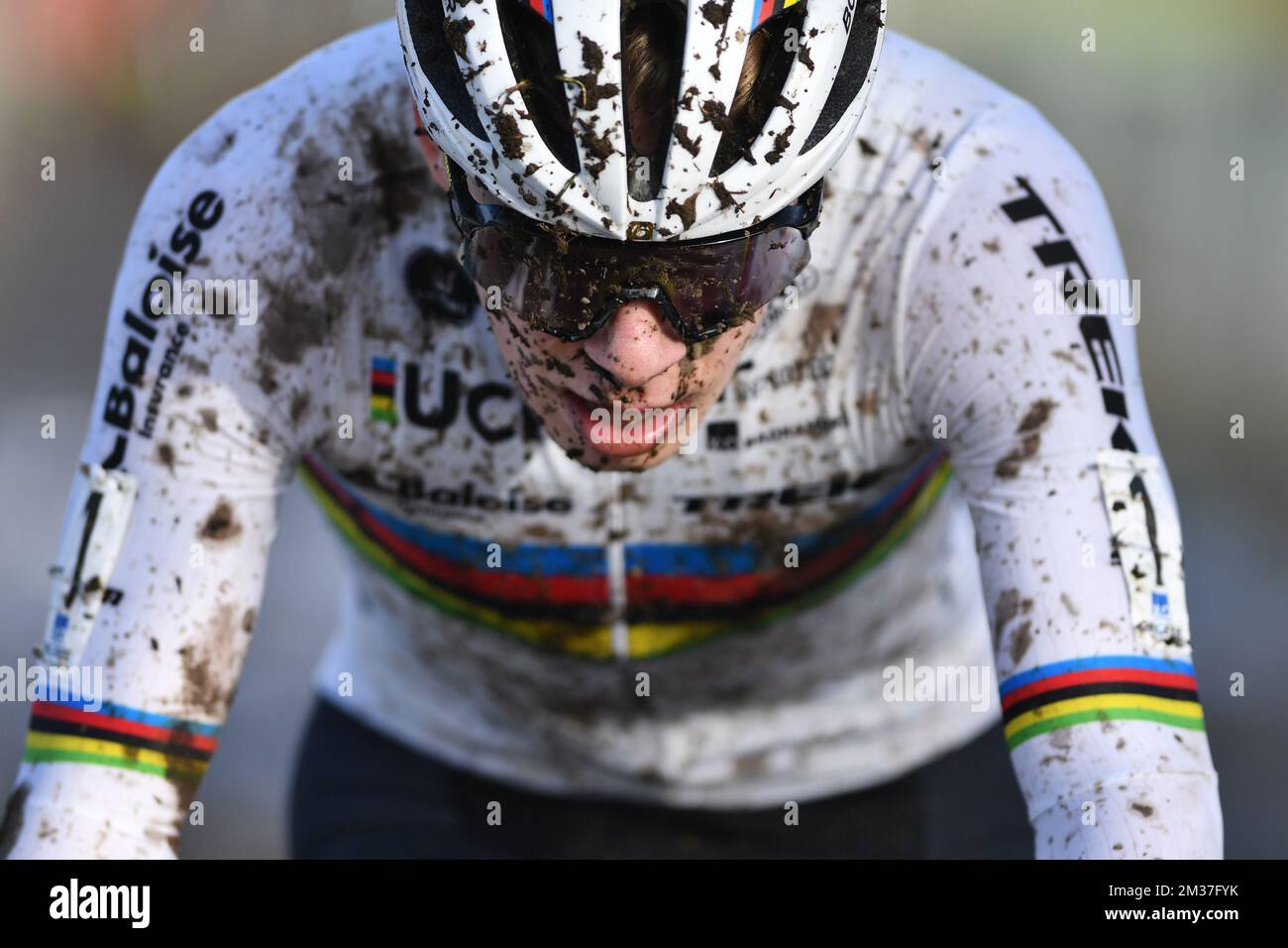 Dutch Pim Ronhaar pictured in action during the U23 race of the ...