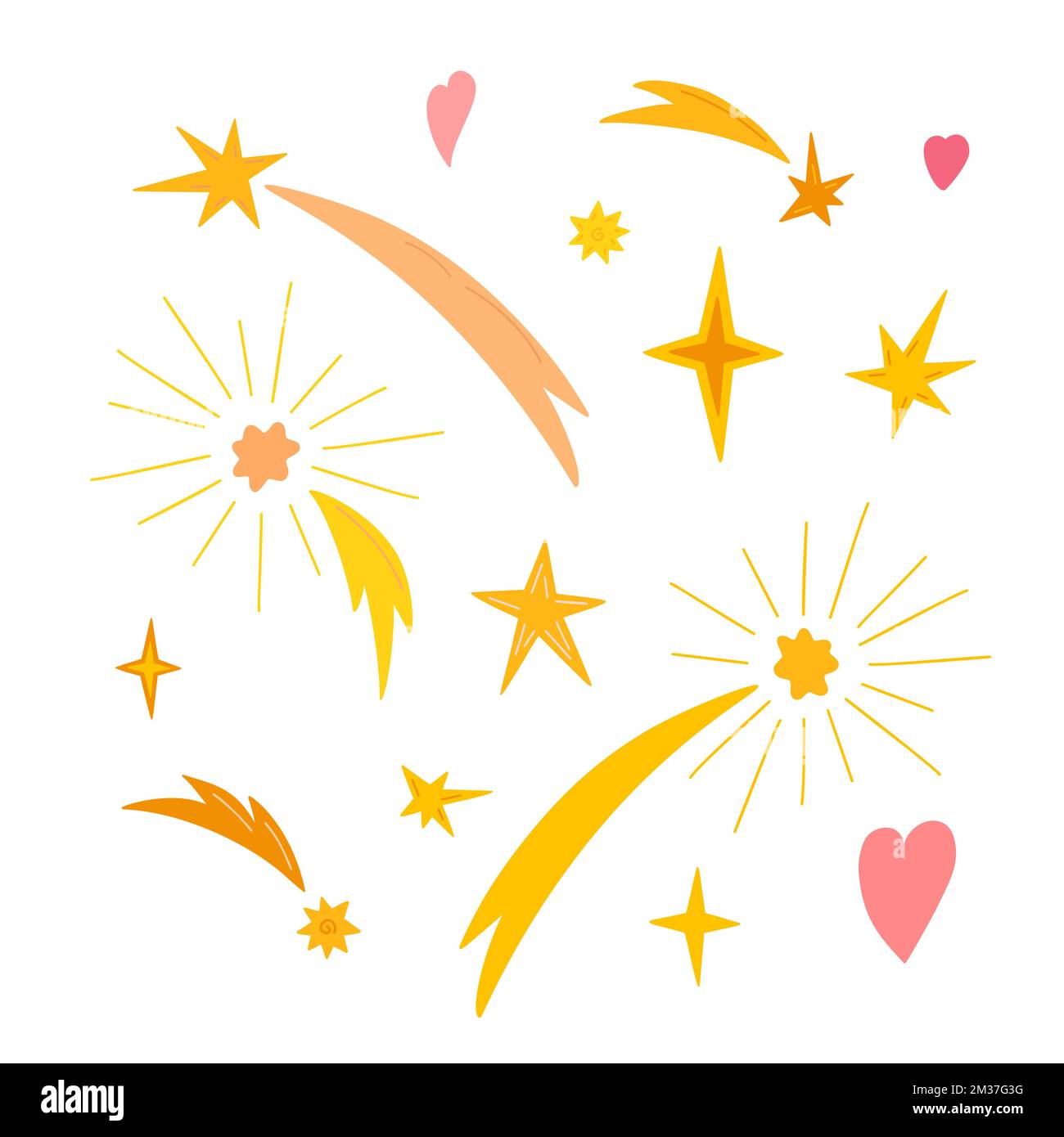 Clipart Star Hearts