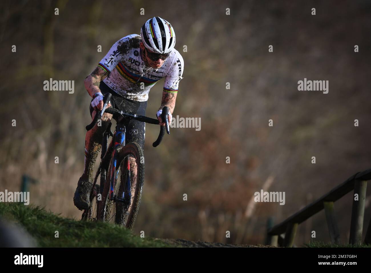Dutch Pim Ronhaar pictured in action during the men's under 23 race of ...