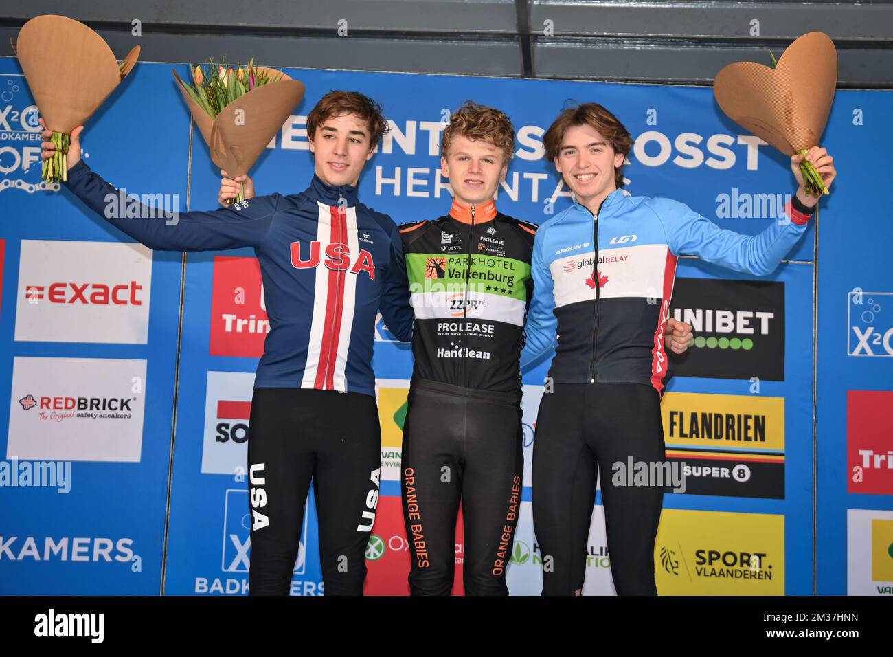 Us Jack Spranger, Ducth David Haverdings and Canadian Ian Ackert ...