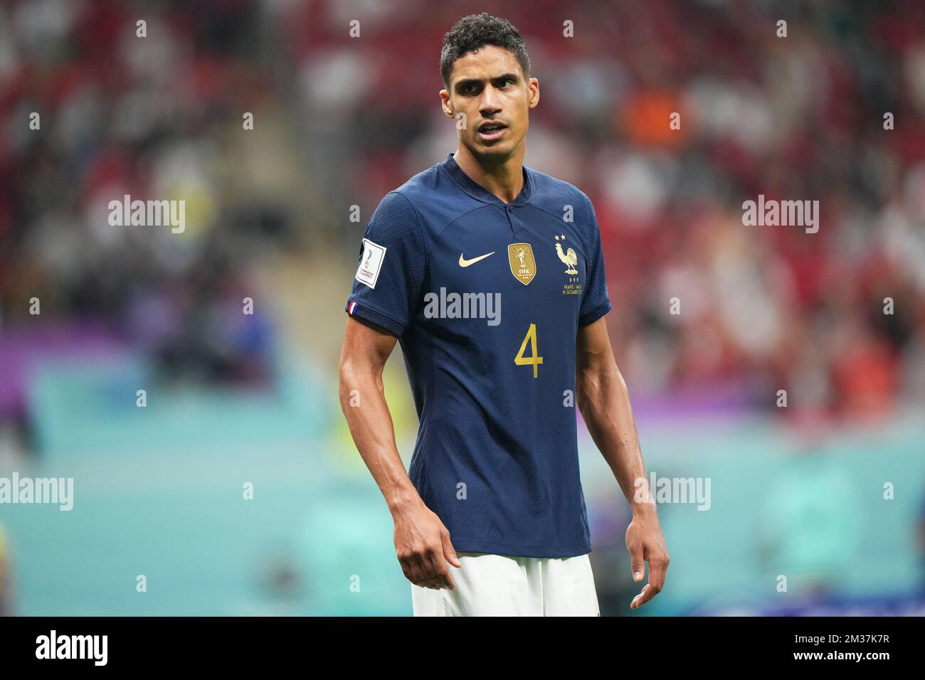 Rapahel Varane of France during the FIFA World Cup Qatar 2022 match ...
