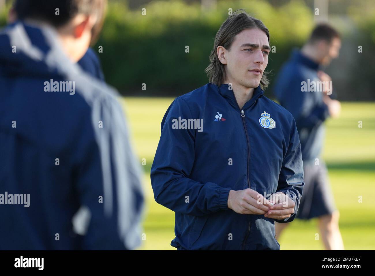 Union's Casper Nielsen pictured during a training session at the winter ...