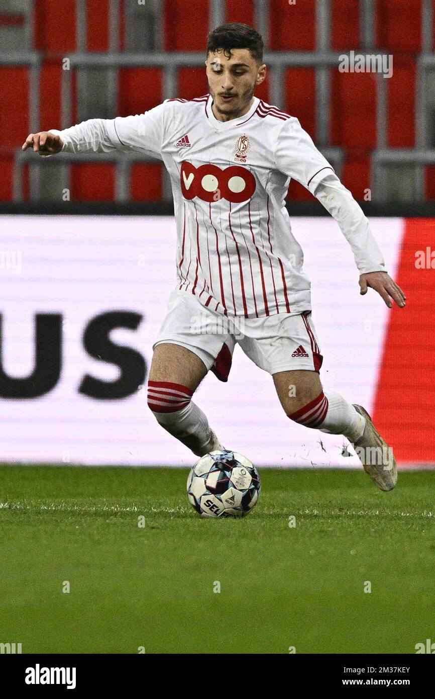 Standard's Cihan Canak pictured during a friendly soccer game between ...