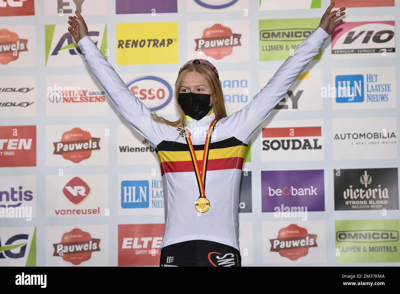 Belgian Xaydee Van Sinaey , winner of the gold medal pictured on the ...