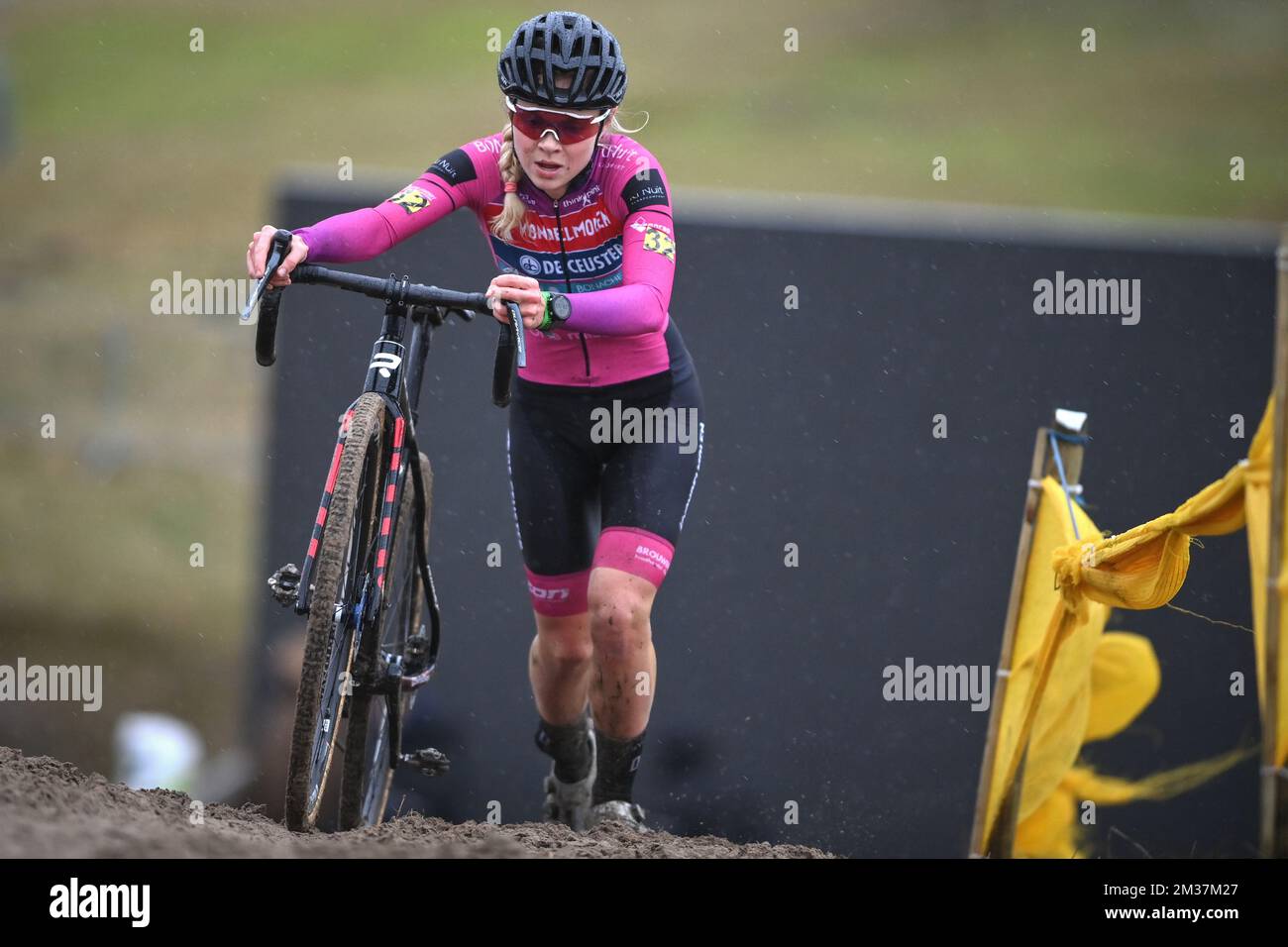 Belgian Laura Verdonschot pictured in action during the women's elite ...