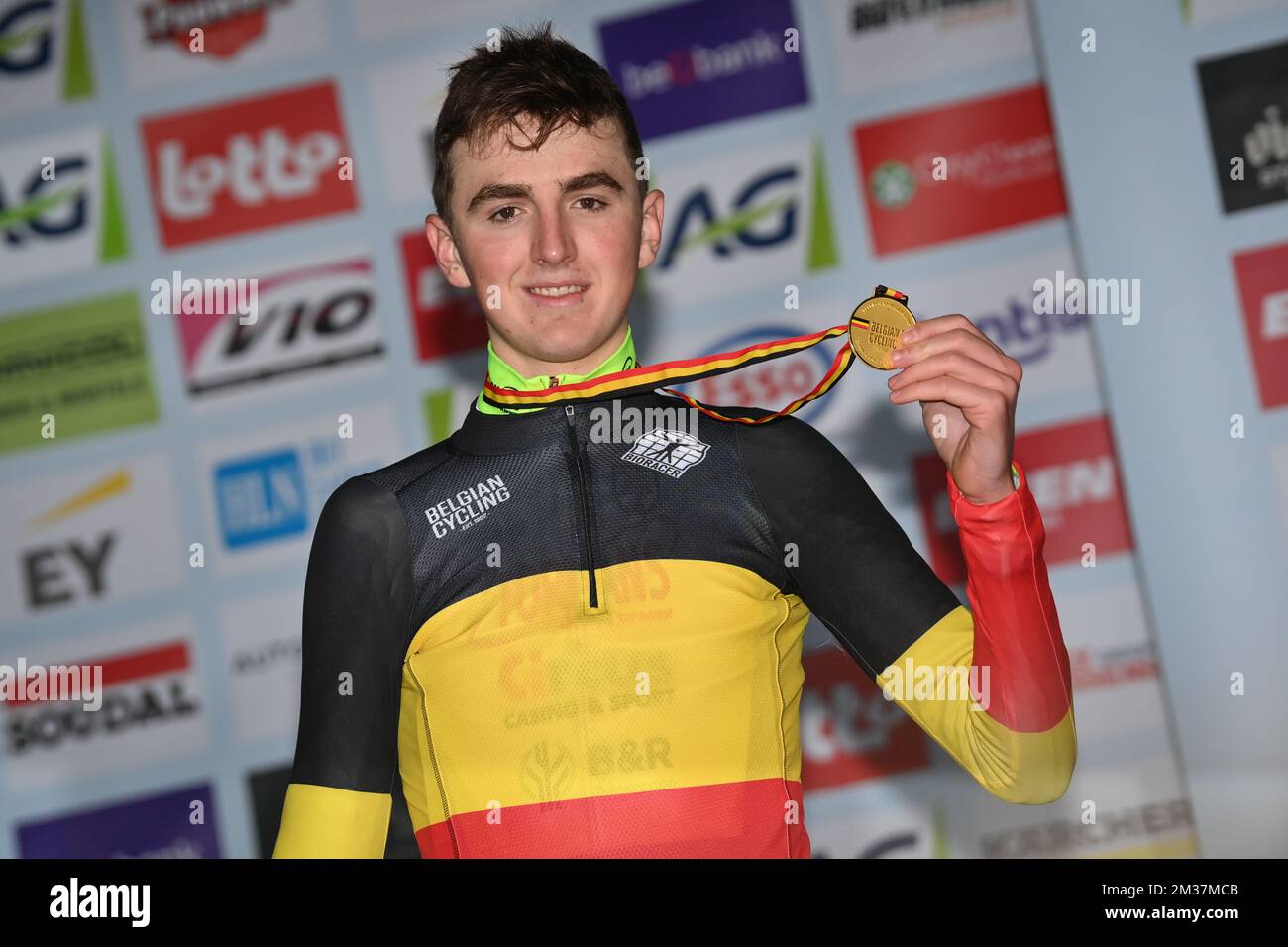 Belgian Emiel Verstrynge, winner of the gold medal pictured on the ...
