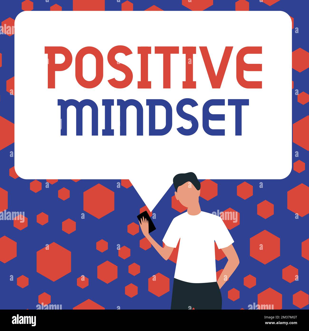 Hand writing sign Positive Mindset. Business overview mental and ...
